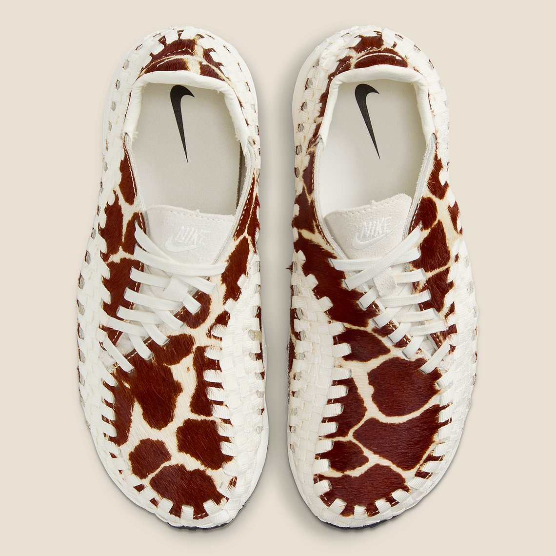 Nike Air Footscape Woven "Cow Print" FB1959-100 | SneakerNews.com