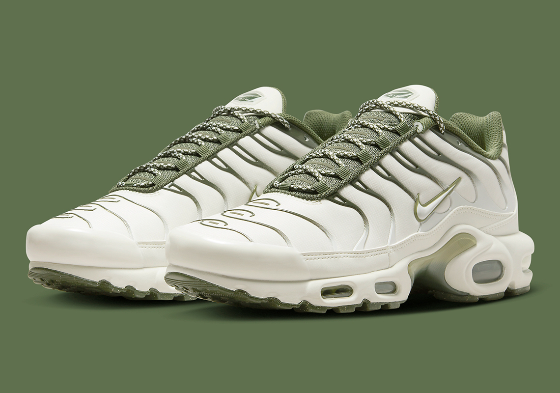 Nike Air Max Plus "Light Bone/Olive" FB9722-001 | SneakerNews.com