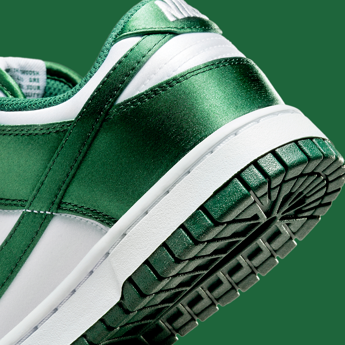 Nike Dunk Low "Green Satin" DX5931-100 Release | SneakerNews.com