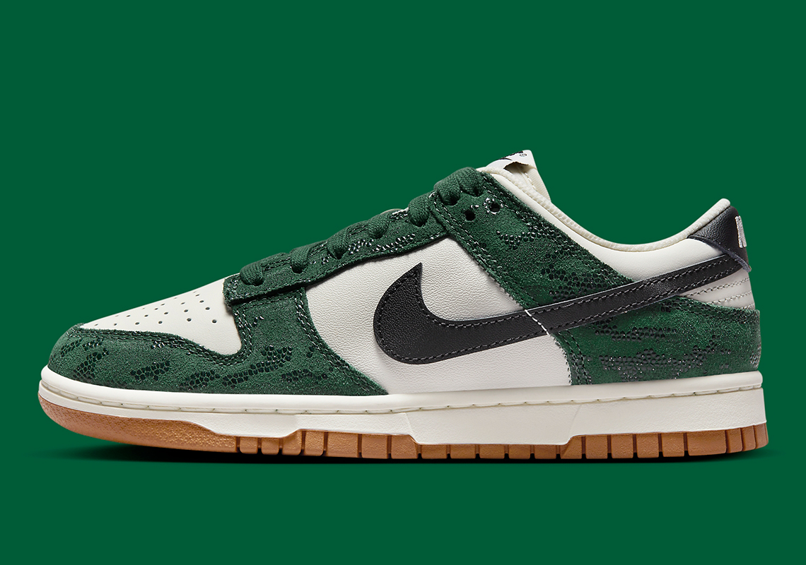 Nike Dunk Low "Green Snakeskin" FQ8893-397 | SneakerNews.com