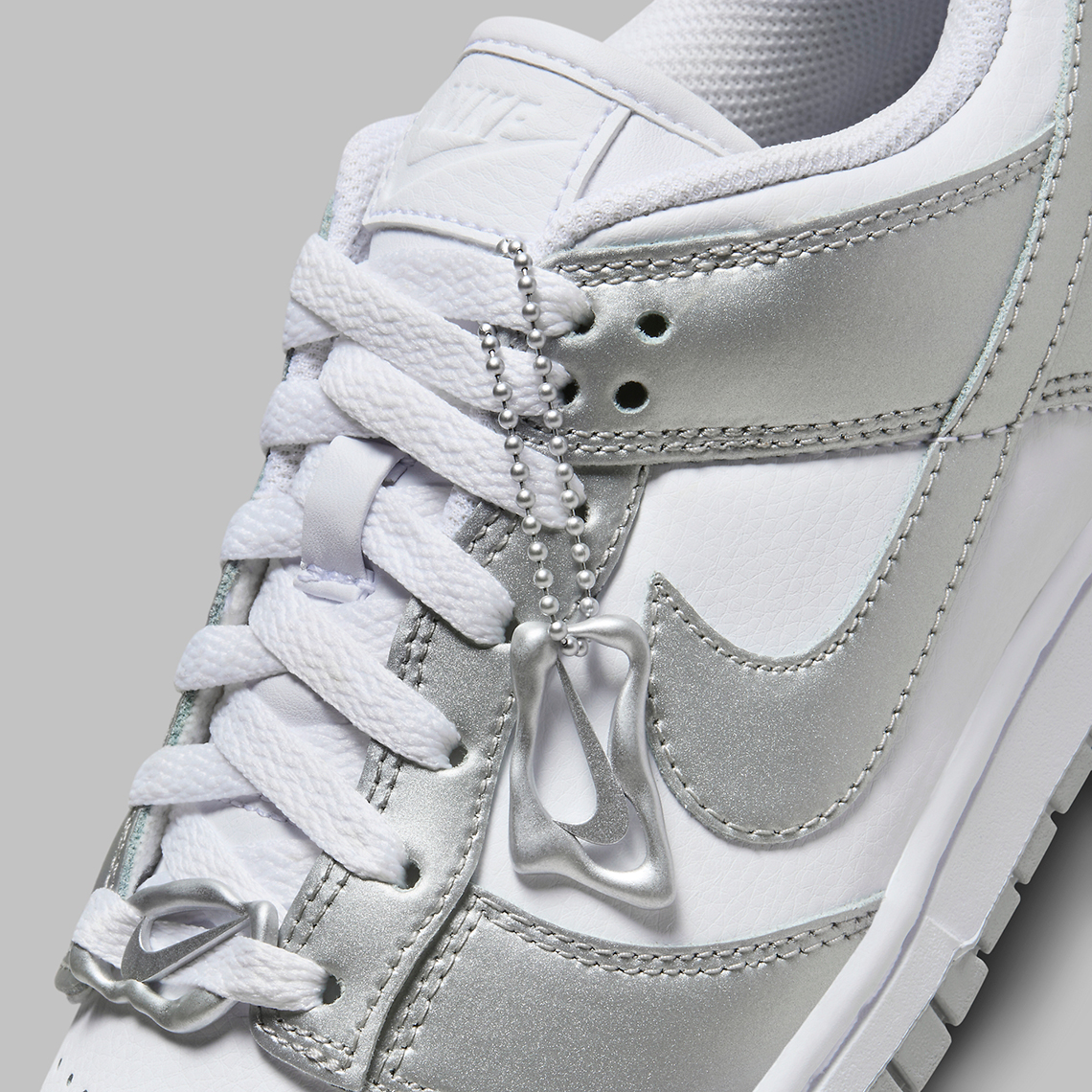 Nike Dunk Low "Metallic Silver/Blue Joy" FV1311-100 | SneakerNews.com