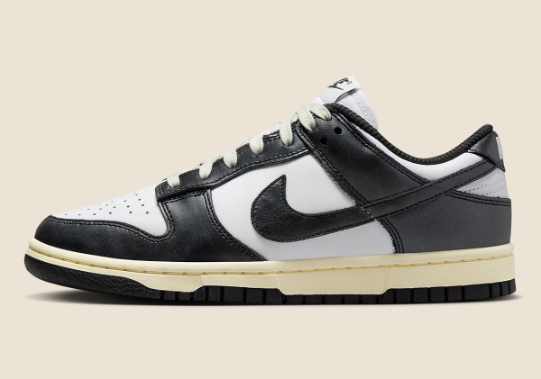 Nike Dunk Low Vintage Black White Coconut Milk FQ8899-100 | SneakerNews.com