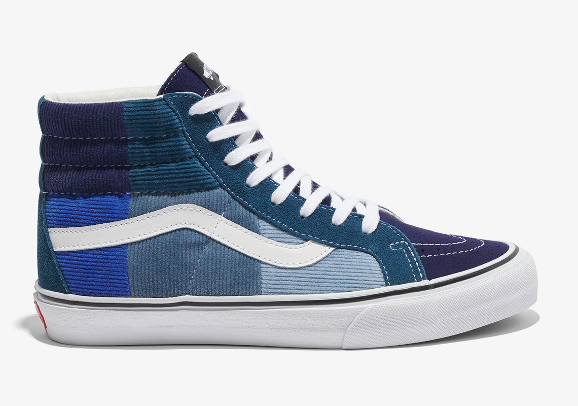 Noah x Vans Vault Sk8 Hi "Corduroy Patchwork" Release Details