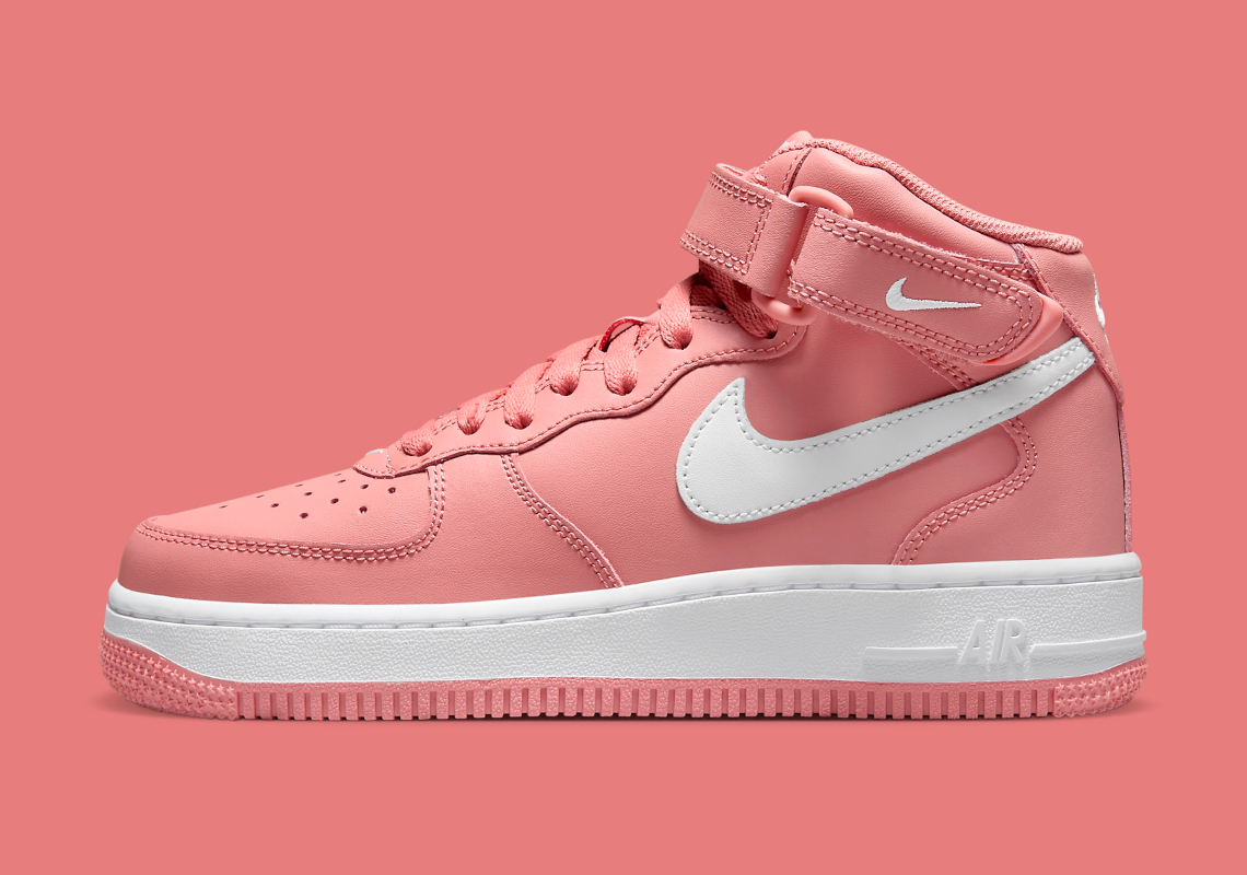 Kid's Nike Air Force 1 Mid "Red Stardust" DH2933-600 | Sneaker News