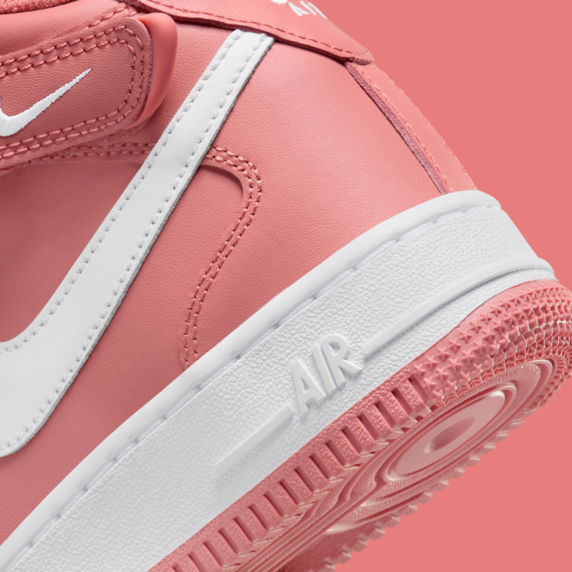 Kid's Nike Air Force 1 Mid "Red Stardust" DH2933-600 | Sneaker News