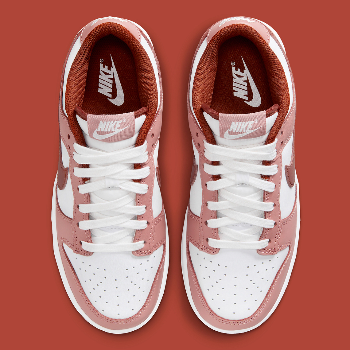 Nike Dunk Low Red Stardust Rugged Orange White FQ8876-618 | SneakerNews.com