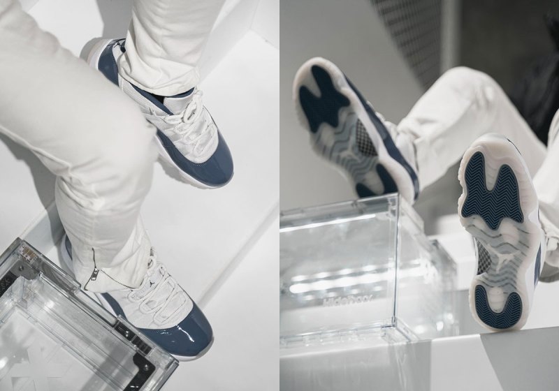 Air Jordan 11 Low "Midnight Navy/Diffused Blue" FV5104-104 ...