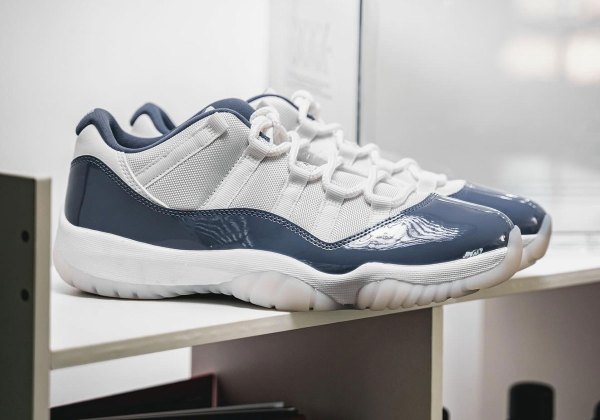 Air Jordan 11 Low "Midnight Navy/Diffused Blue" FV5104-104 ...