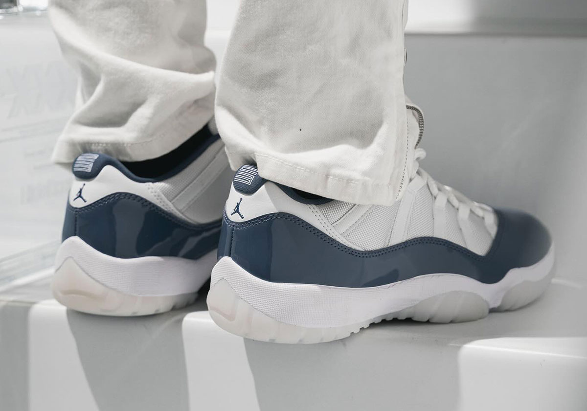Air Jordan 11 Low "Midnight Navy/Diffused Blue" FV5104-104 ...