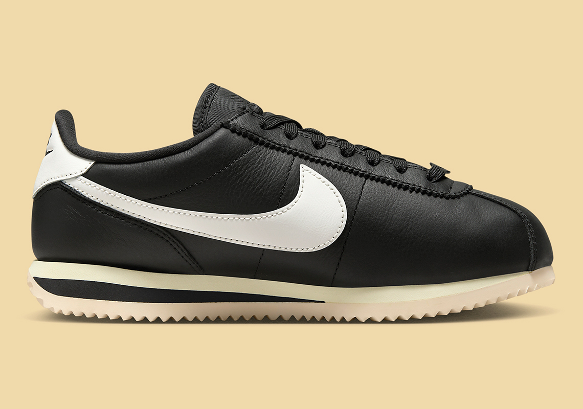Nike Cortez '72 "Black/Coconut Milk" FB6877-001 | SneakerNews.com