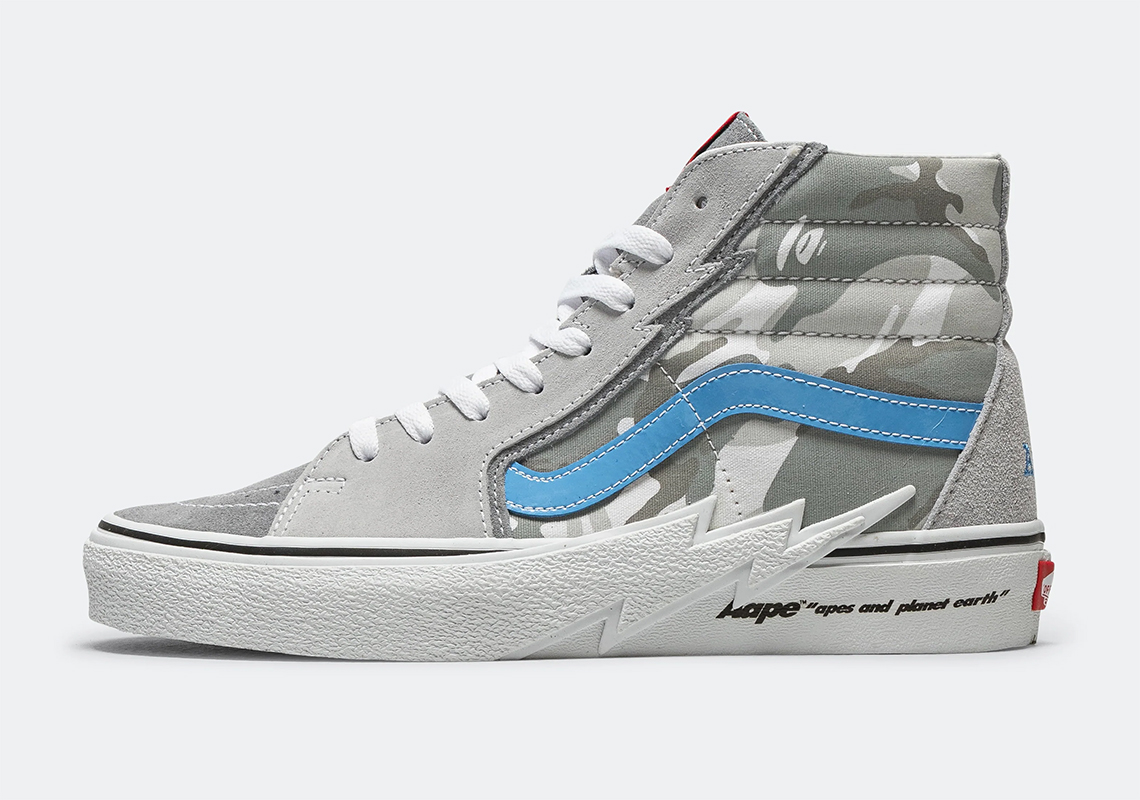 AAPE x Vans Sk8-Hi/Authentic Bolt - Release Date | SneakerNews.com