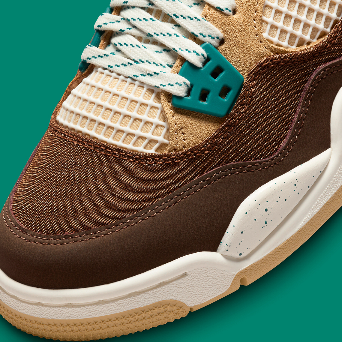 Air Jordan 4 GS "Cacao Wow/Geode Teal" FB2214-200 Release Date | SneakerNews.com