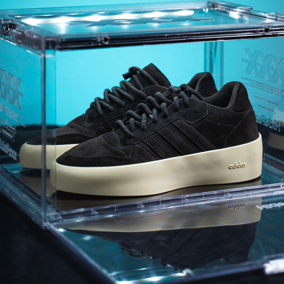 Fear Of God adidas 86 Lo Black | SneakerNews.com