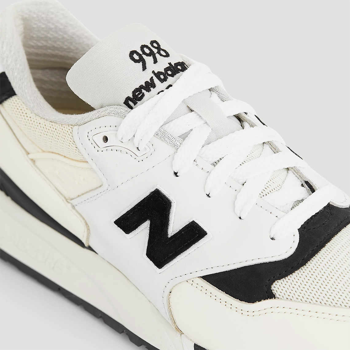 New Balance 998 MADE in USA White Black U998TI | SneakerNews.com