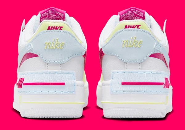 Nike Air Force 1 Low Shadow "Pink/Yellow" FQ8885-100 | SneakerNews.com