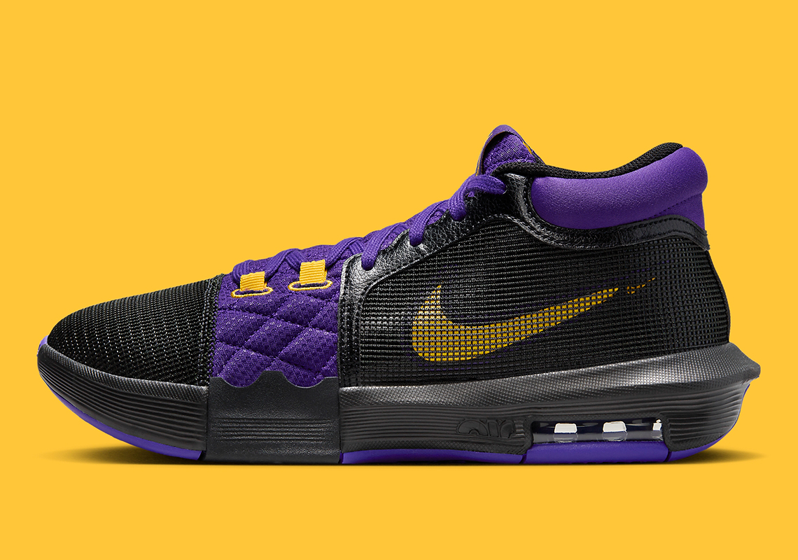 Nike LeBron Witness 8 "Lakers" FB2239-001 | SneakerNews.com