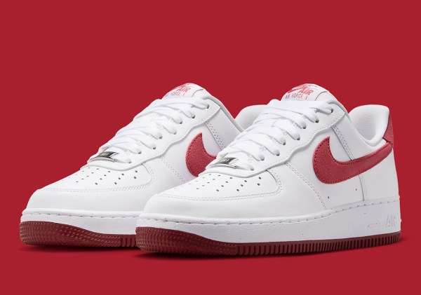 Nike Air Force 1 White Adobe Team Red Dragon Red FQ7626-100 ...