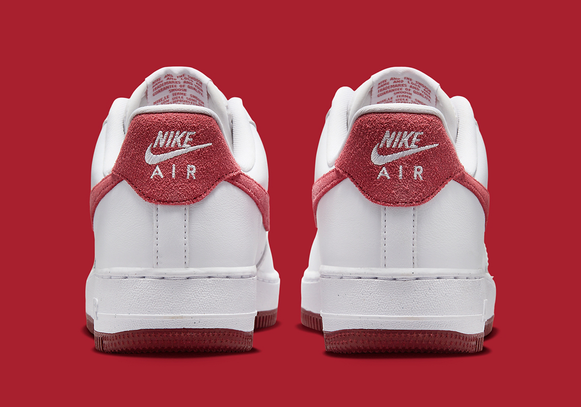 Nike Air Force 1 White Adobe Team Red Dragon Red FQ7626-100 ...