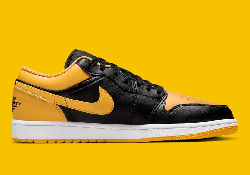Air Jordan 1 Low "Yellow Ochre/Black" 553558-072 | SneakerNews.com