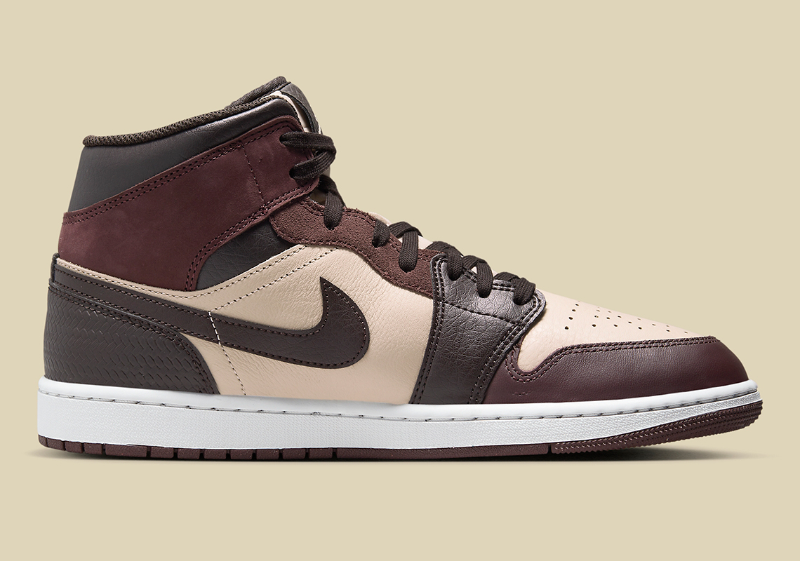 Air Jordan 1 Mid "Basket Weave" Release Date | SneakerNews.com