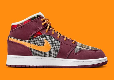 Air Jordan 1 Mid GS "Plaid" FD5460-608 Release Date | SneakerNews.com