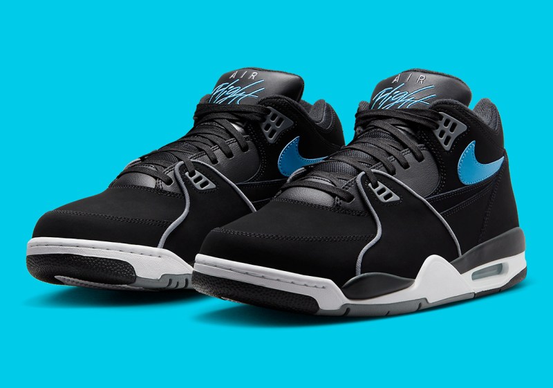 Nike Air Flight '89 Black Blue HF0102-001 | SneakerNews.com