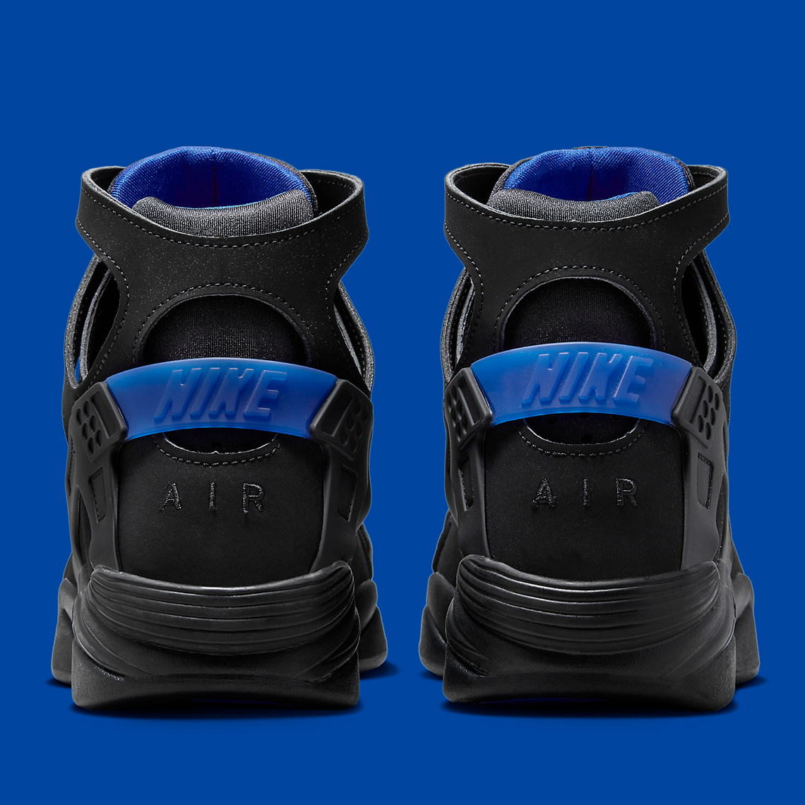 Nike Air Flight Huarache "Black/Lyon Blue" FD0188-002 | SneakerNews.com