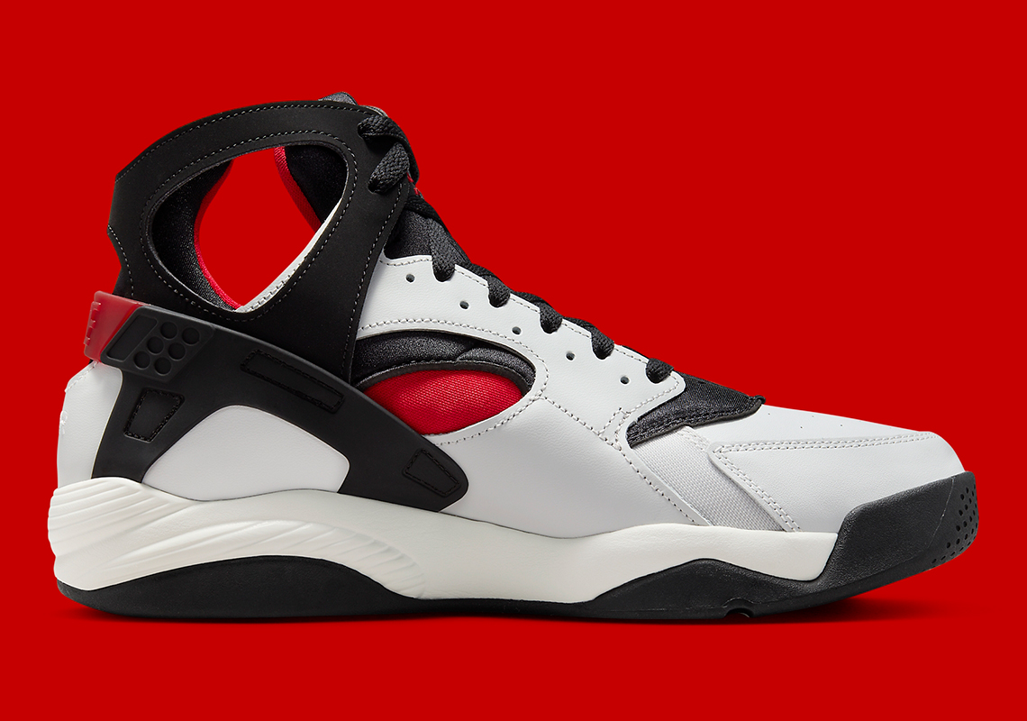 Nike Air Flight Huarache White Black Red FJ3455-001 | SneakerNews.com