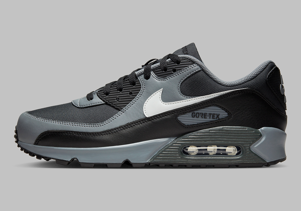 Nike Air Max 90 GORE-TEX Black/Grey "FD5810-002" | SneakerNews.com