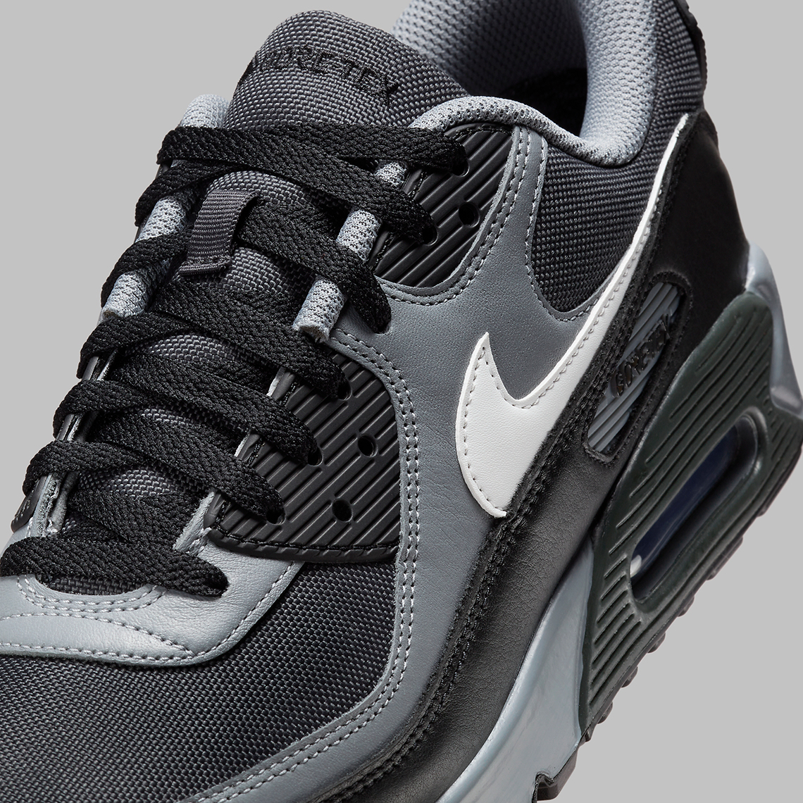 Nike Air Max 90 GORE-TEX Black/Grey "FD5810-002" | SneakerNews.com