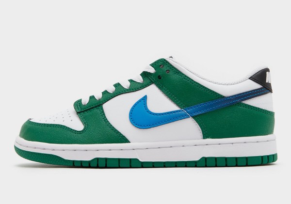 Nike Dunk Low "Green/Blue/Swoosh Gradient | SneakerNews.com
