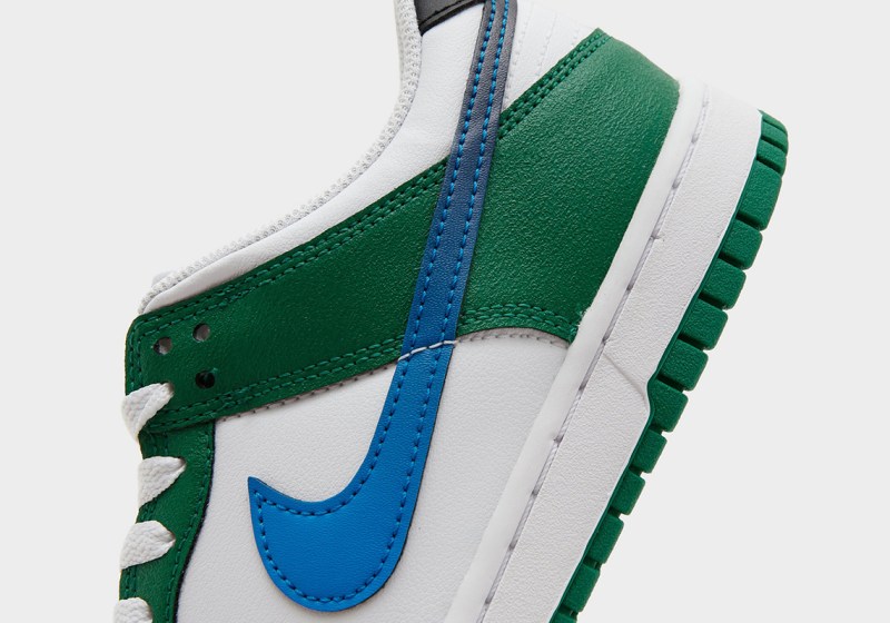 Nike Dunk Low "Green/Blue/Swoosh Gradient | SneakerNews.com
