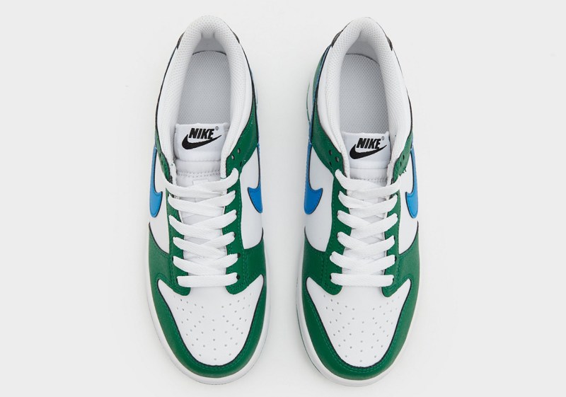 Nike Dunk Low "Green/Blue/Swoosh Gradient | SneakerNews.com