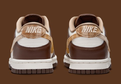 A Fashionable Brown Plaid Accents This Nike Dunk Low For Fall/Winter ...