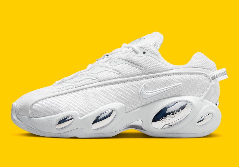 Nike NOCTA Glide "White/University Gold" DM0879-100 | SneakerNews.com