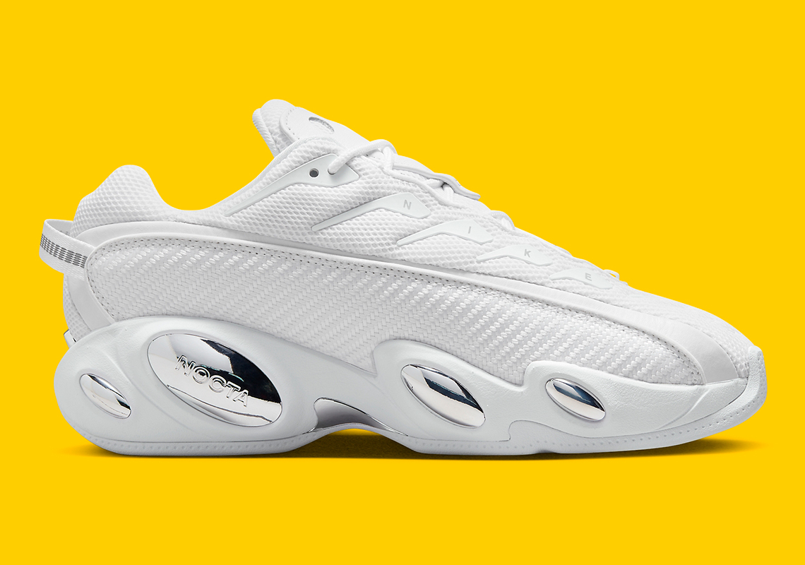 Nike NOCTA Glide "White/University Gold" DM0879-100 | SneakerNews.com