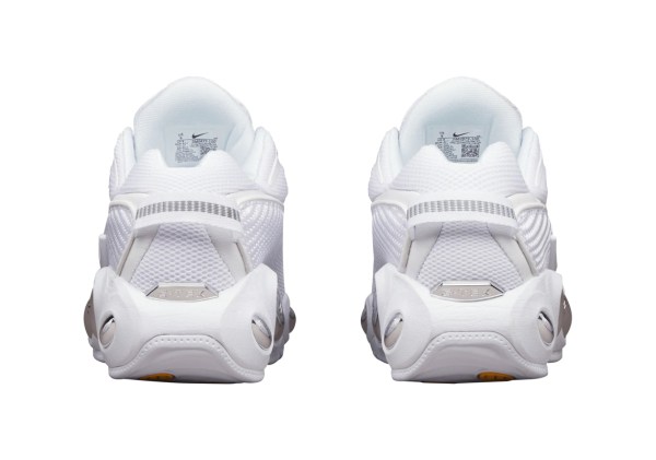 Nike Nocta Glide "Triple White" "Crimson" Release Details | SneakerNews.com