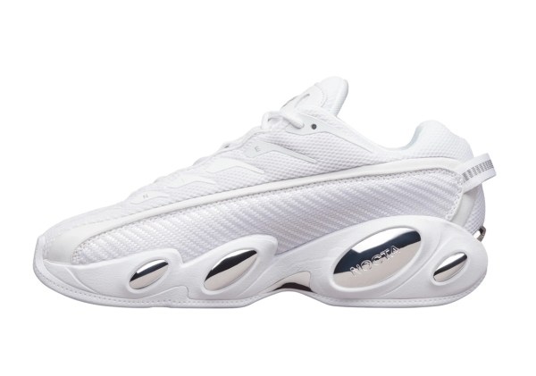 Nike Nocta Glide "Triple White" "Crimson" Release Details | SneakerNews.com