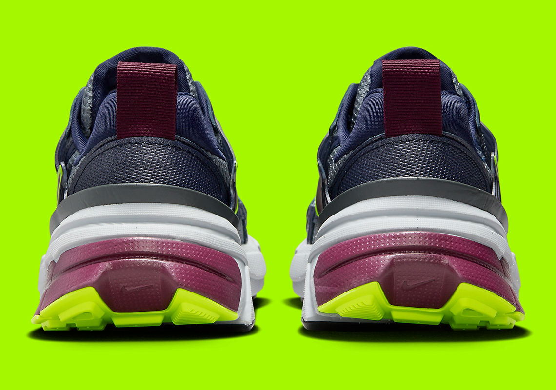 Nike V2K Run "Obsidian/Burgundy/Volt" FV6602-400 | SneakerNews.com