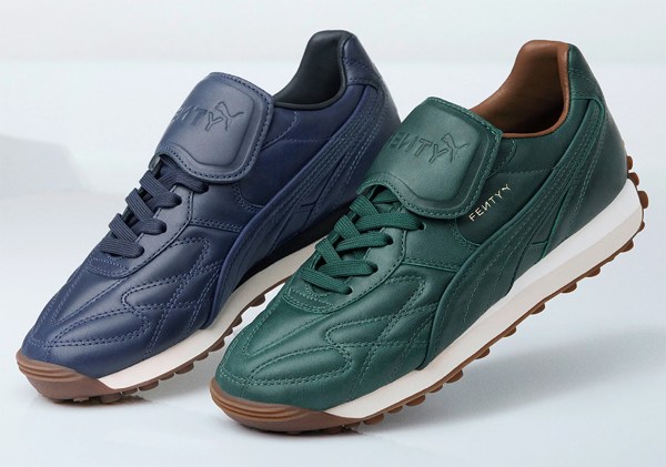 Rihanna PUMA FENTY Avanti L Green Navy Release Date | SneakerNews.com