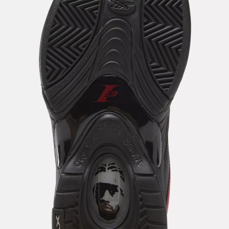 Reebok's Answer IV Returns In "Black/Flash Red" | Sneaker News