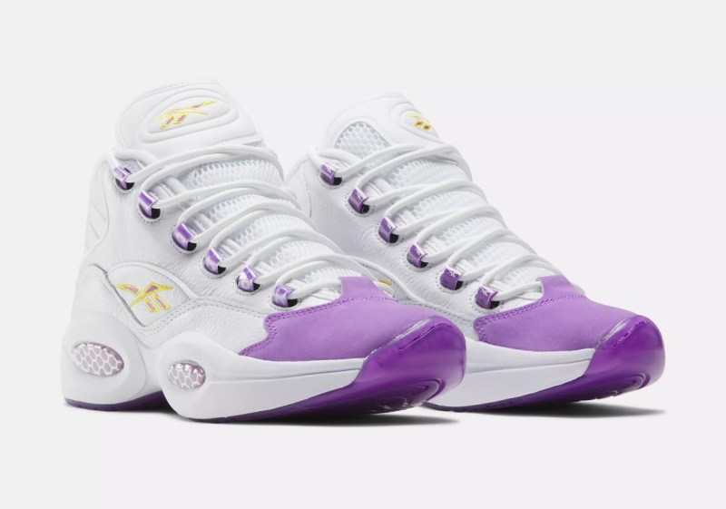 A Purple Lakers Reebok Question Mid Appears | Sneaker News
