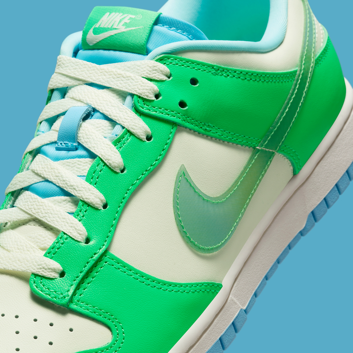 Nike's Dunk Low Appears In "Green Shock" Flavor | Sneaker News