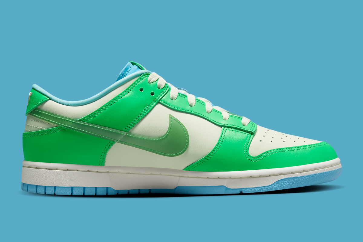 Nike's Dunk Low Appears In "Green Shock" Flavor | Sneaker News