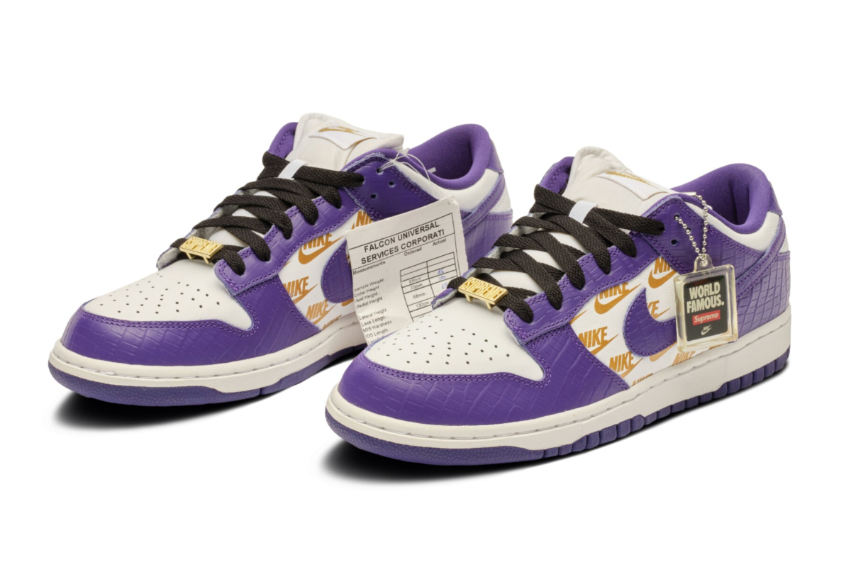 Details: Purple Supreme Nike SB Sample Auction | Sneaker News