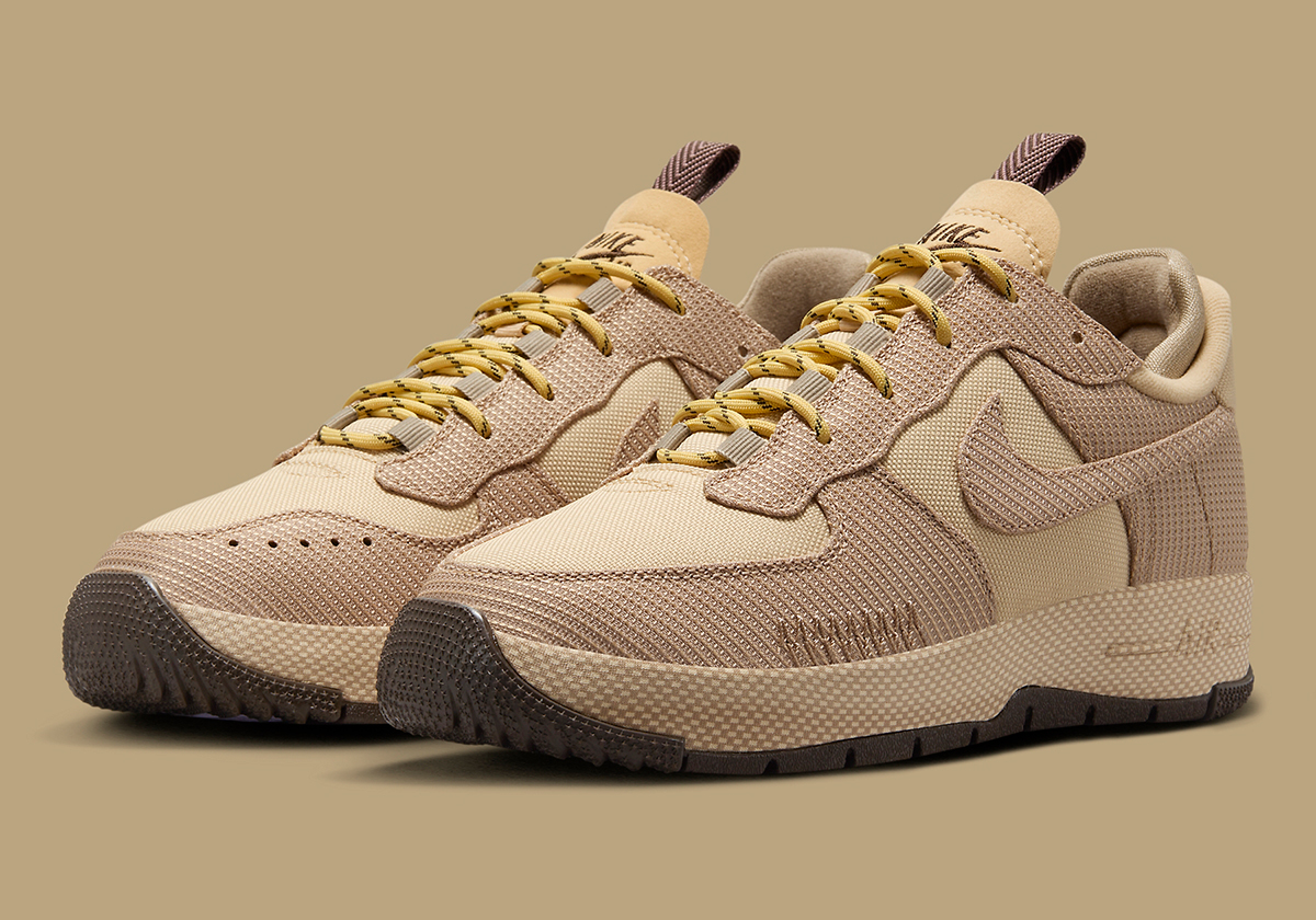 The Nylon-Covered Nike Air Force 1 Wild Blends In With Dry Climate ...