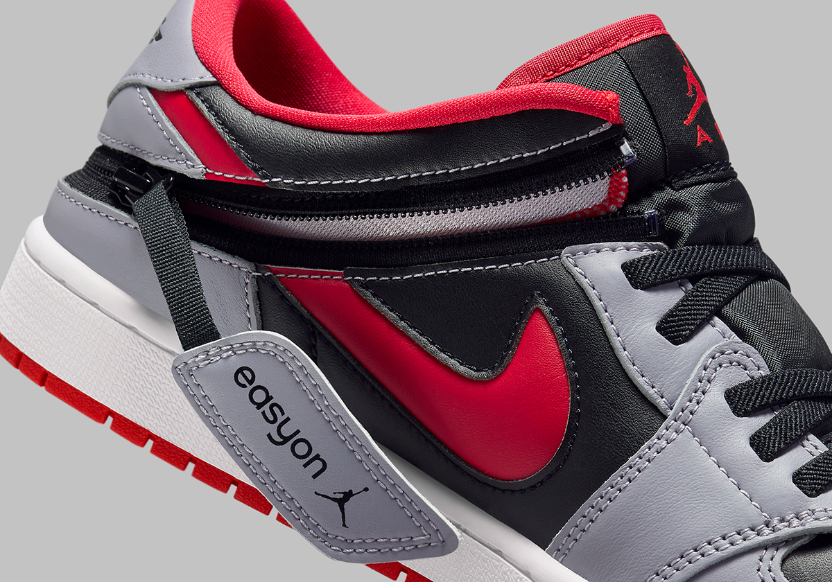 Air Jordan 1 Low EasyOn "Red/Smoke Grey" DM1206-060 | SneakerNews.com