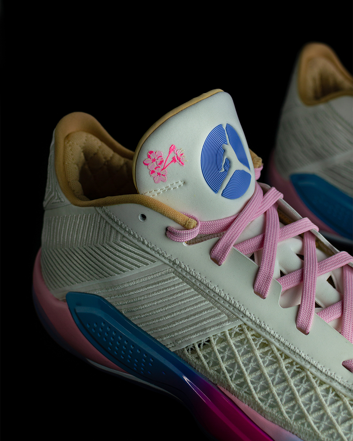 Air Jordan 38 Low "Kiki Rice" Cherry Blossom PE | SneakerNews.com