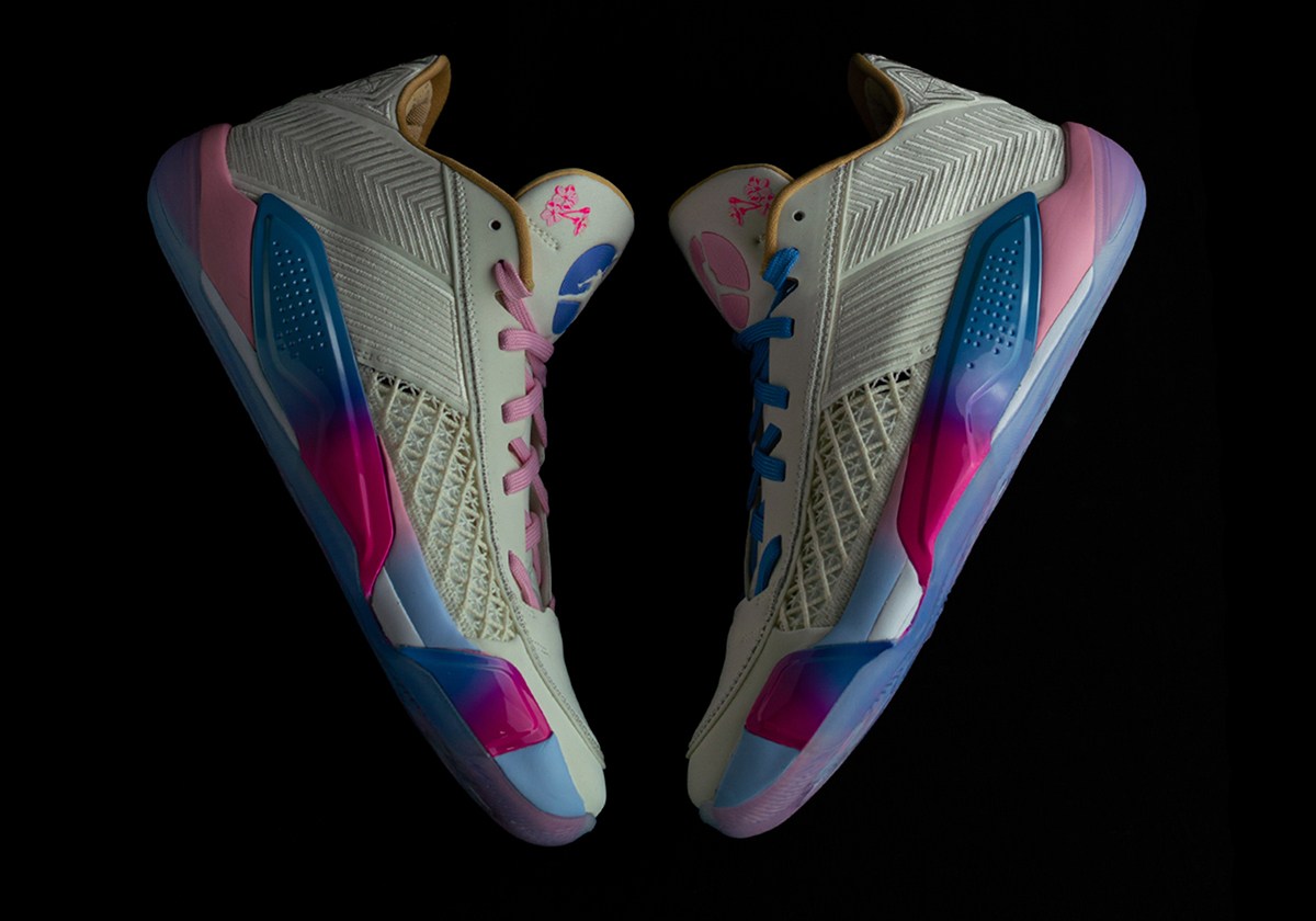 Air Jordan 38 Low "Kiki Rice" Cherry Blossom PE | SneakerNews.com