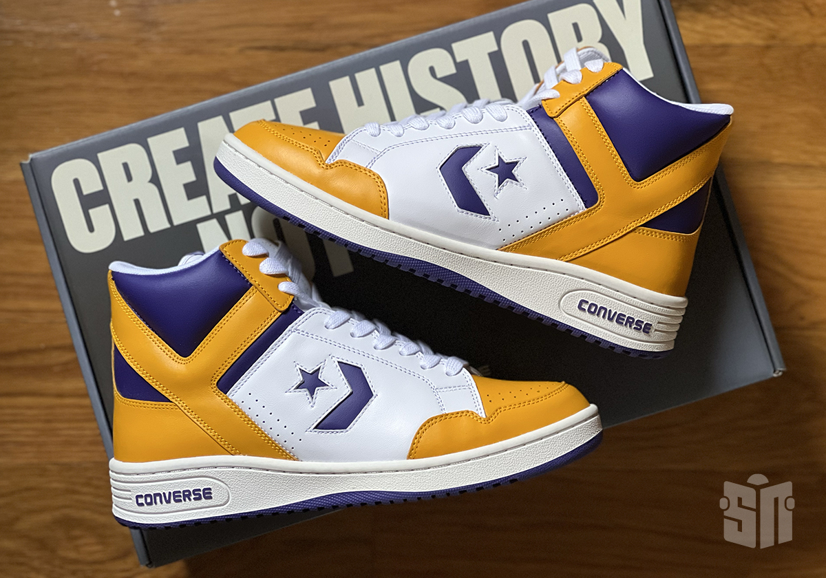 Converse Weapon "Lakers" 2024 Release Info | SneakerNews.com